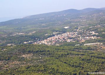 Selca, Otok Brač | Mapa Brača